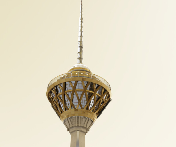 ArtStation - milad tower tehran | Game Assets
