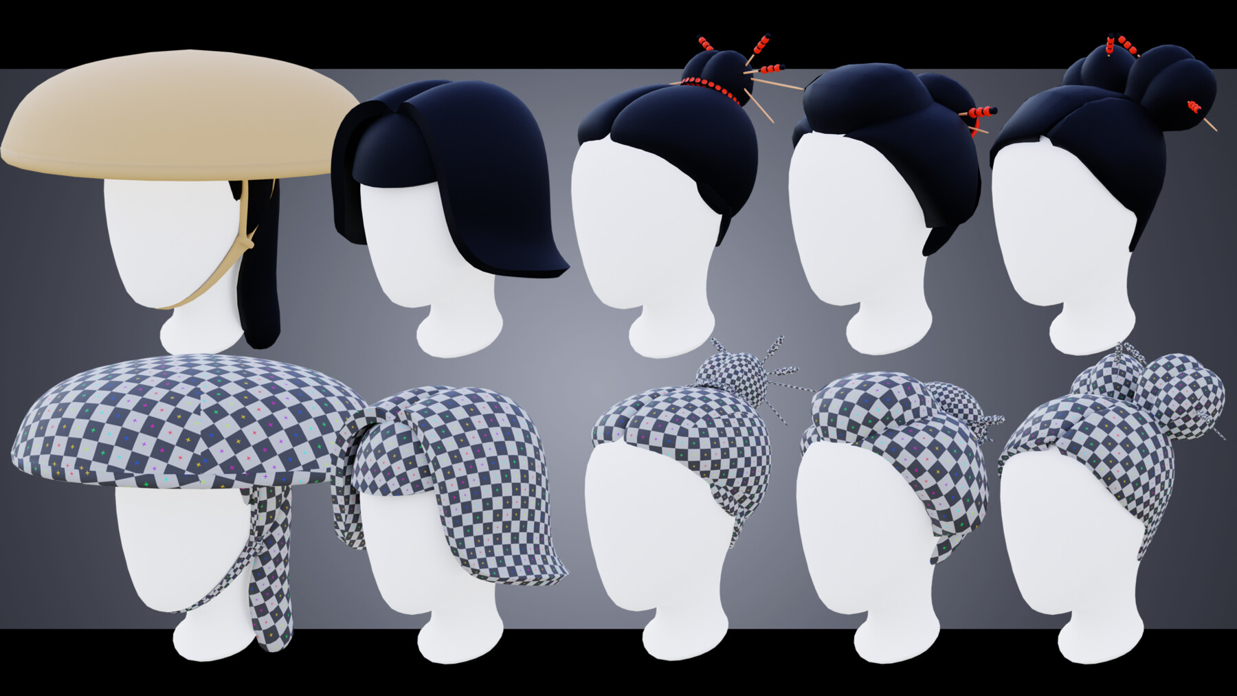 ArtStation - 150 Base Stylized Haircuts | Resources