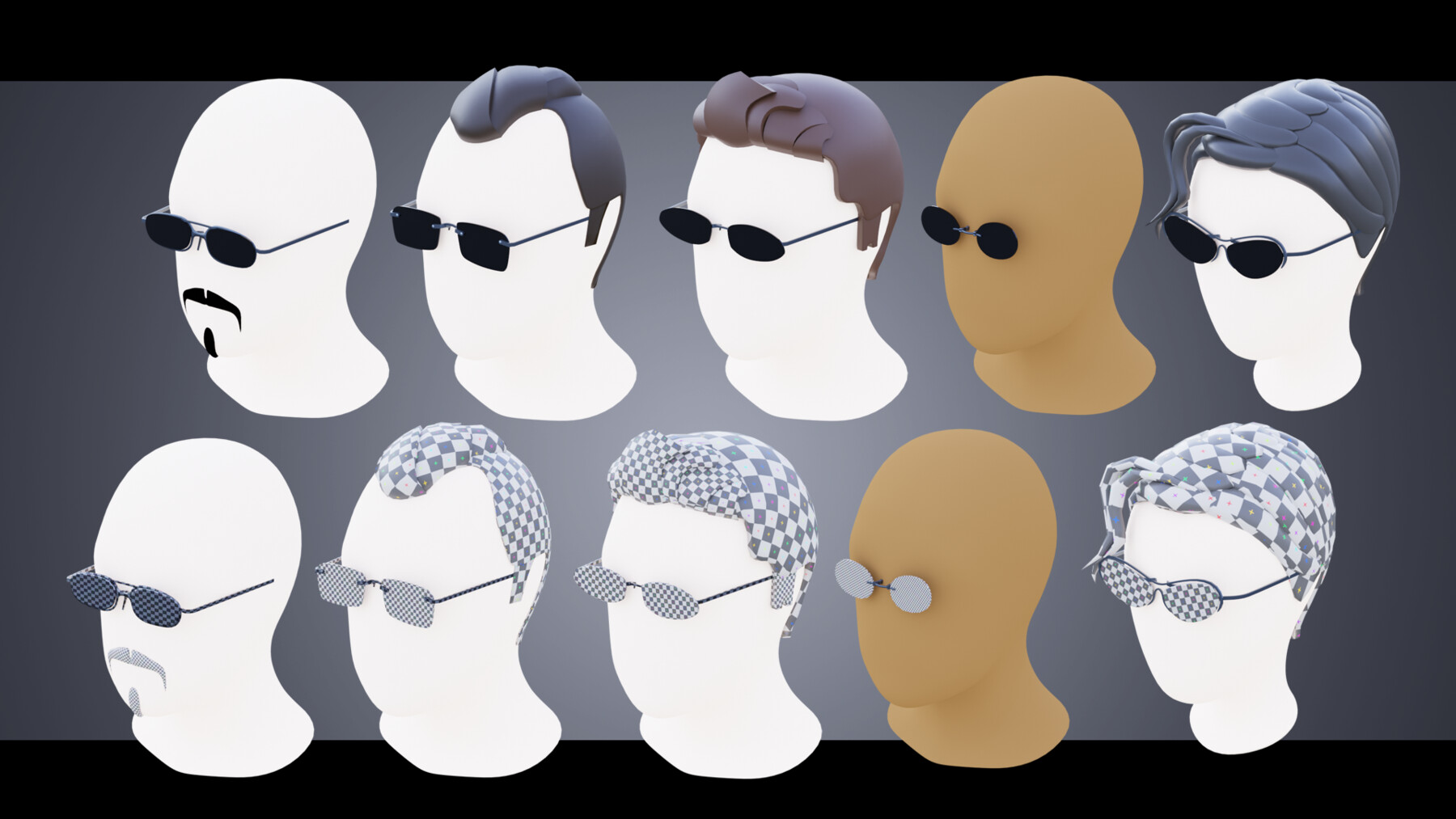 ArtStation - 150 Base Stylized Haircuts | Resources