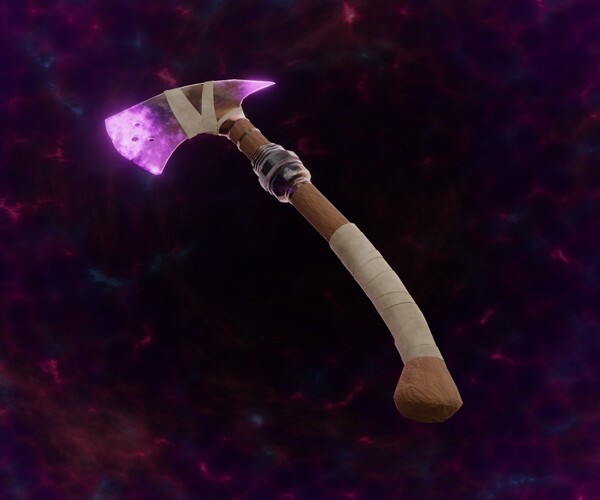ArtStation - Shadow Axe - Model 01 | Game Assets