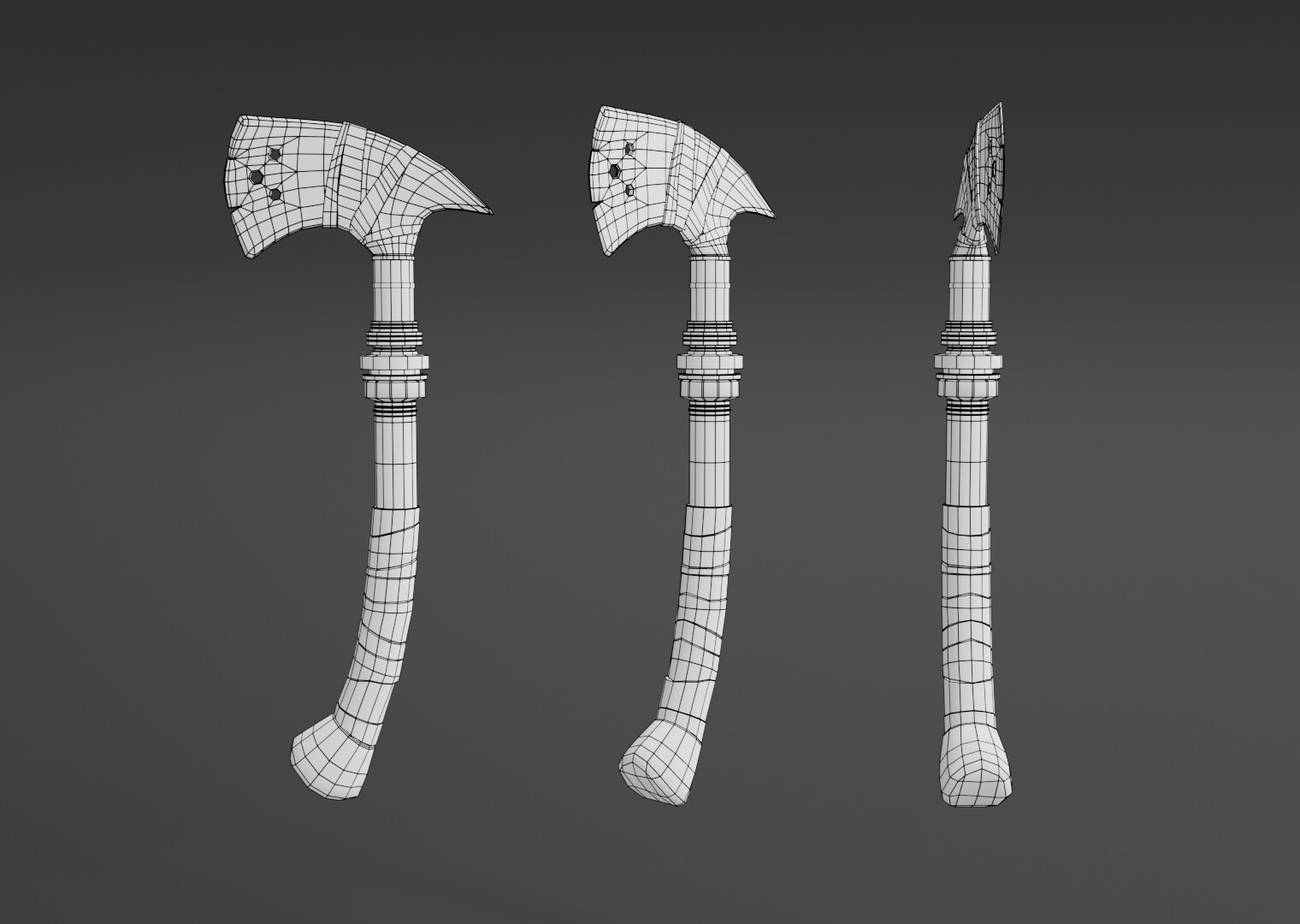 ArtStation - Shadow Axe - Model 01 | Game Assets