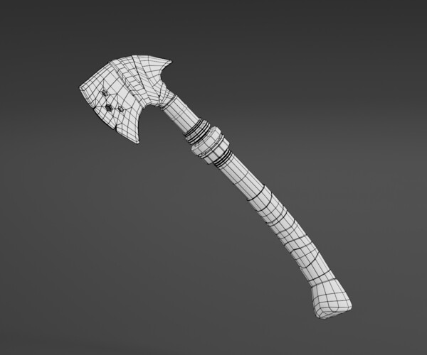 ArtStation - Shadow Axe - Model 01 | Game Assets