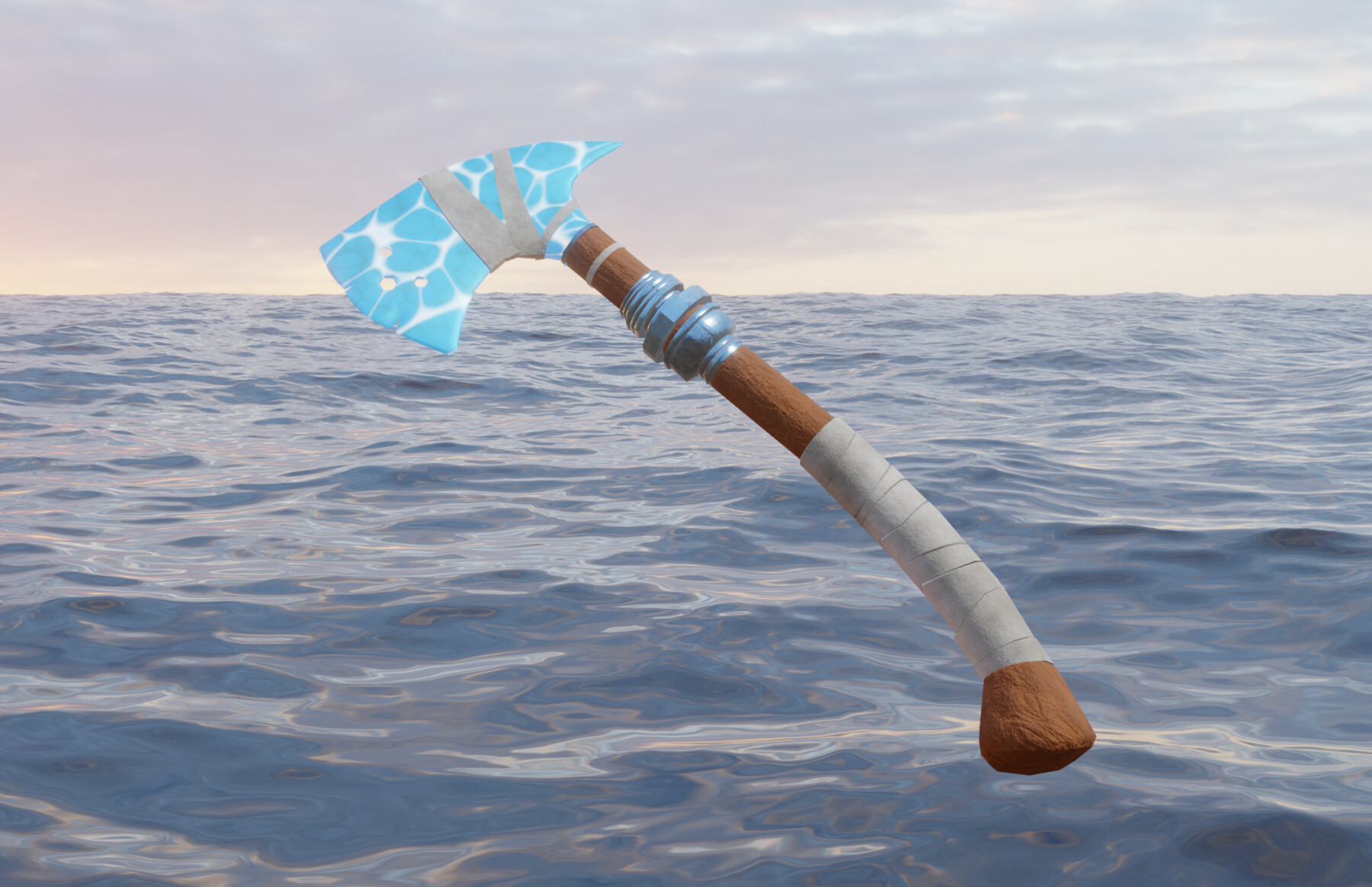 ArtStation - Water Axe - Model 01 | Game Assets