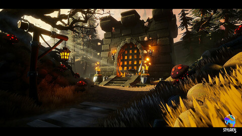 ArtStation - Stylized Castle Environment | Game Assets