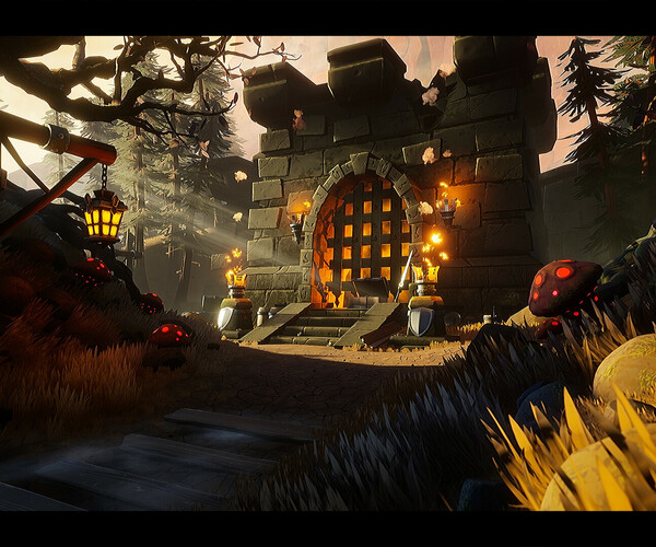 ArtStation - Stylized Fantasy Environment | Game Assets