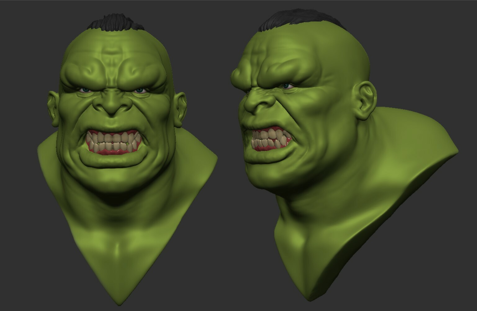 ArtStation - Hulk base mesh | Resources