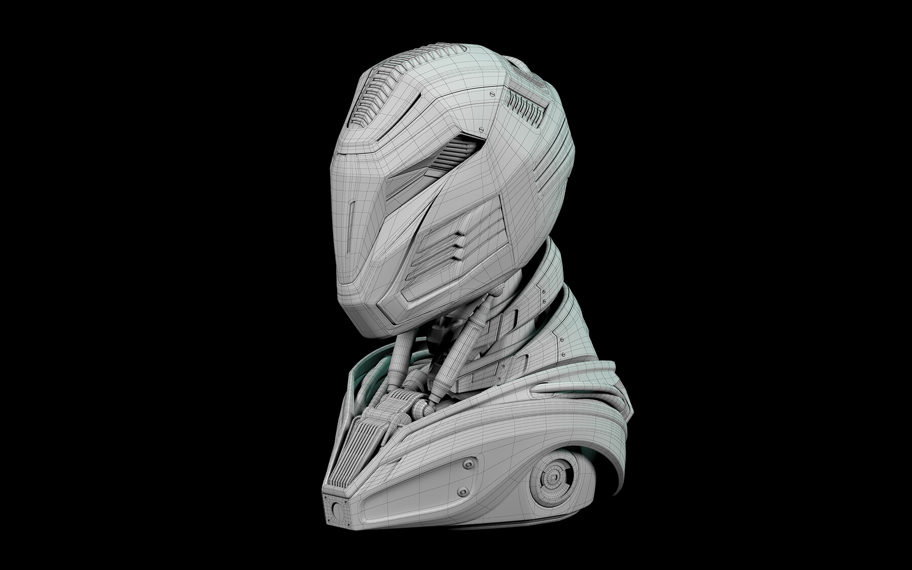 ArtStation - Robot Alien Mech Head - 3d model | Resources