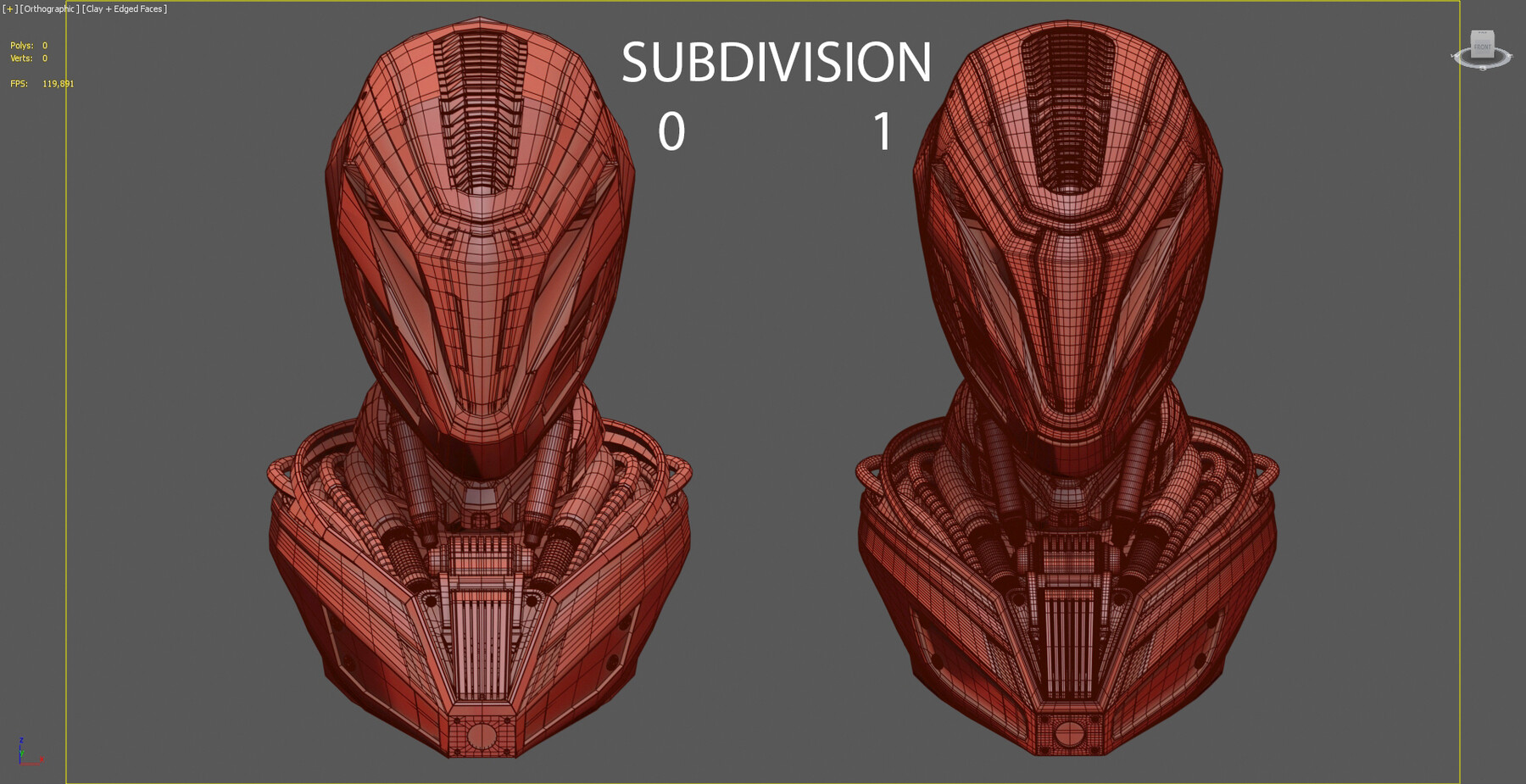 ArtStation - Robot Alien Mech Head - 3d model | Resources