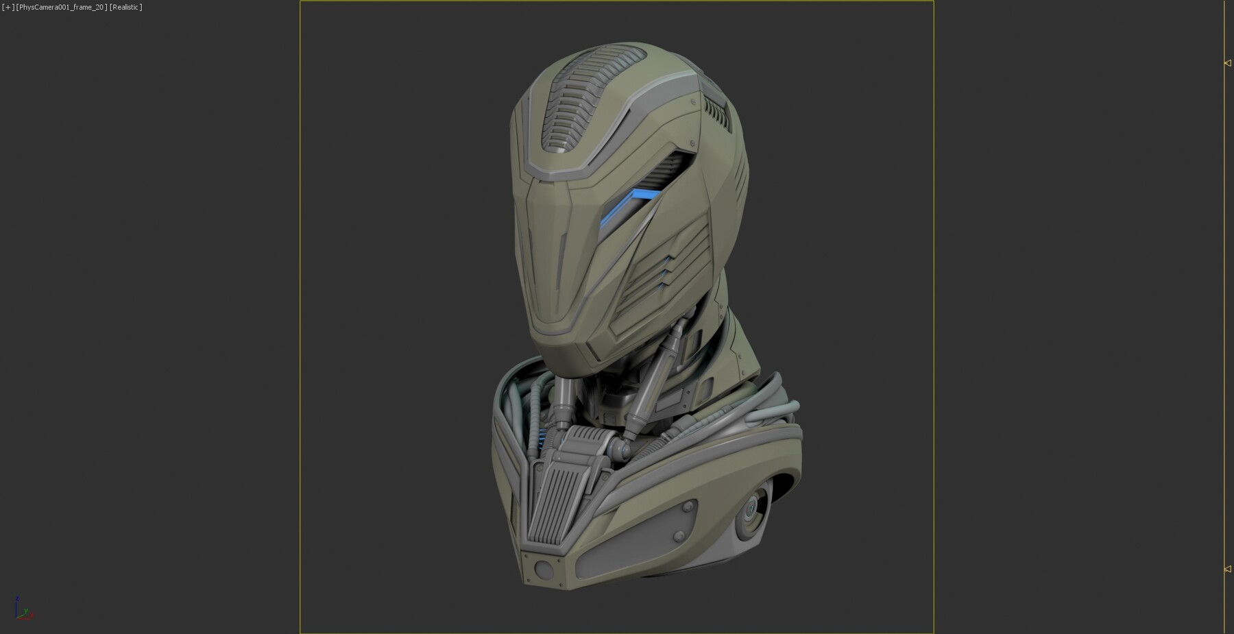 ArtStation - Robot Alien Mech Head - 3d model | Resources
