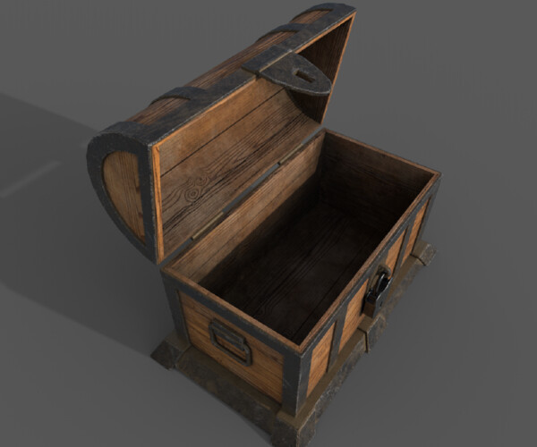 ArtStation - Chest Low-poly 3D model | Resources
