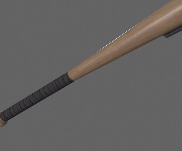 ArtStation - PBR Baseball Bat Weapon V3 | Game Assets