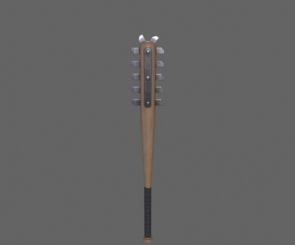 ArtStation - PBR Baseball Bat Weapon V4 | Game Assets