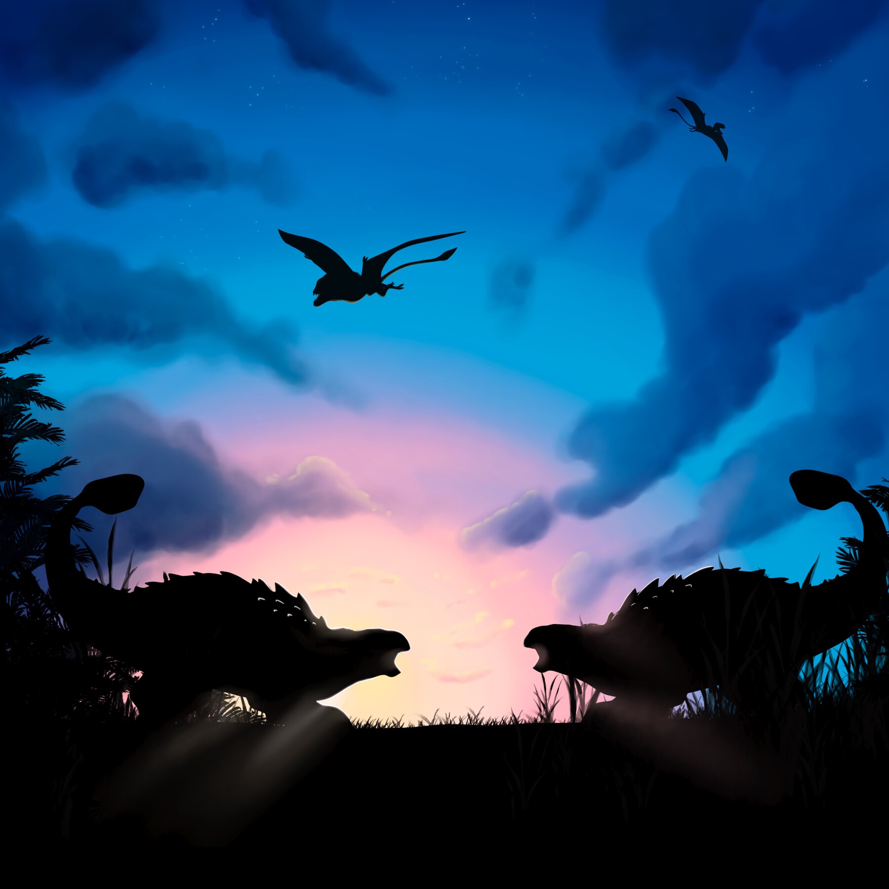 ArtStation - 50 Dinosaur Brushes for Procreate Vol 4 | Brushes