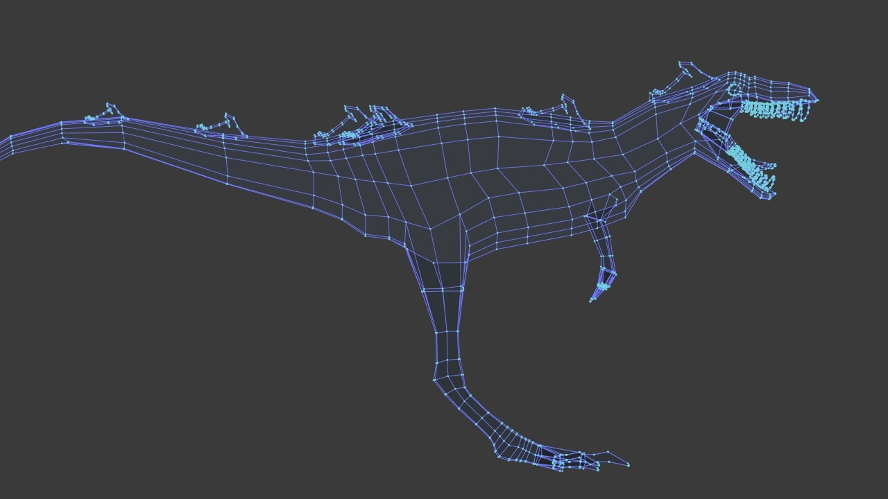 ArtStation - Animated Dinosaur | Game Assets