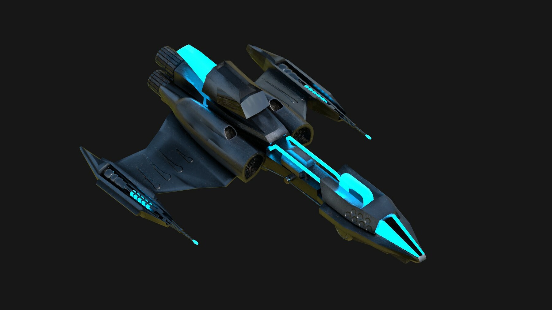ArtStation - Alien Ship 3d Model | Game Assets