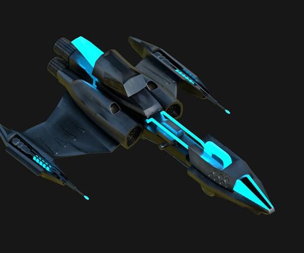 ArtStation - Alien Ship 3d Model | Game Assets