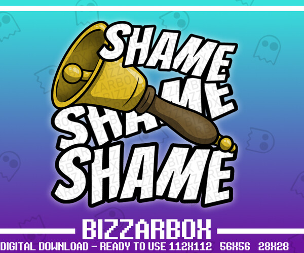 ArtStation - Twitch Emote: Shame Bell | Artworks