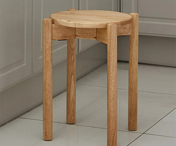 ArtStation - wooden stools | Resources