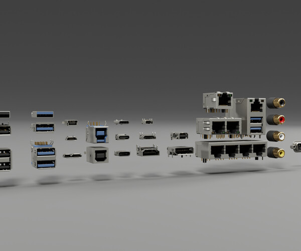 ArtStation - Ports for Electronics | Resources