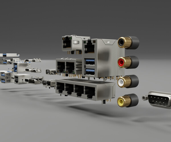 ArtStation - Ports for Electronics | Resources