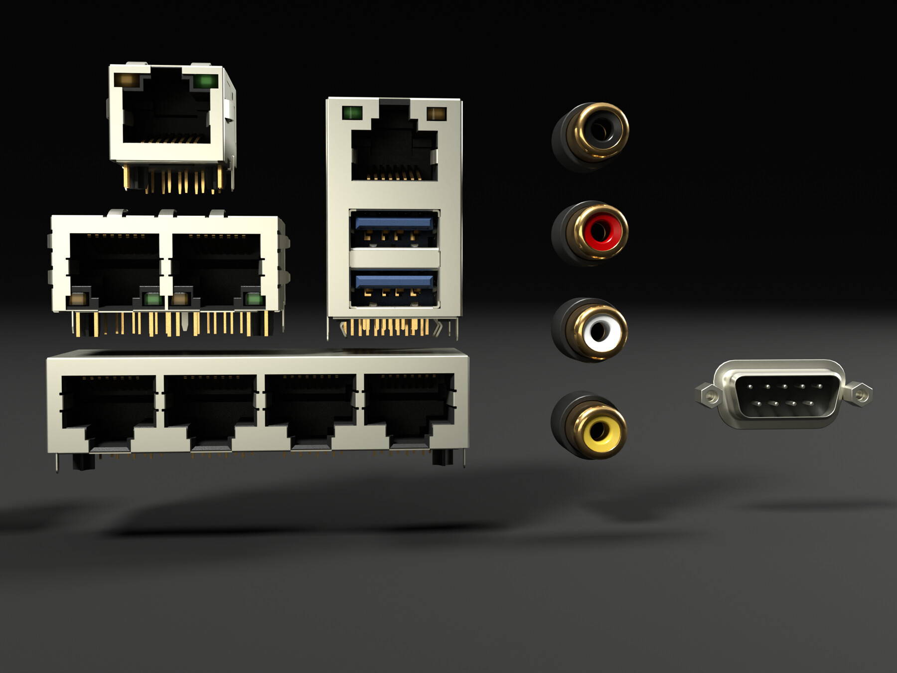 ArtStation - Ports for Electronics | Resources