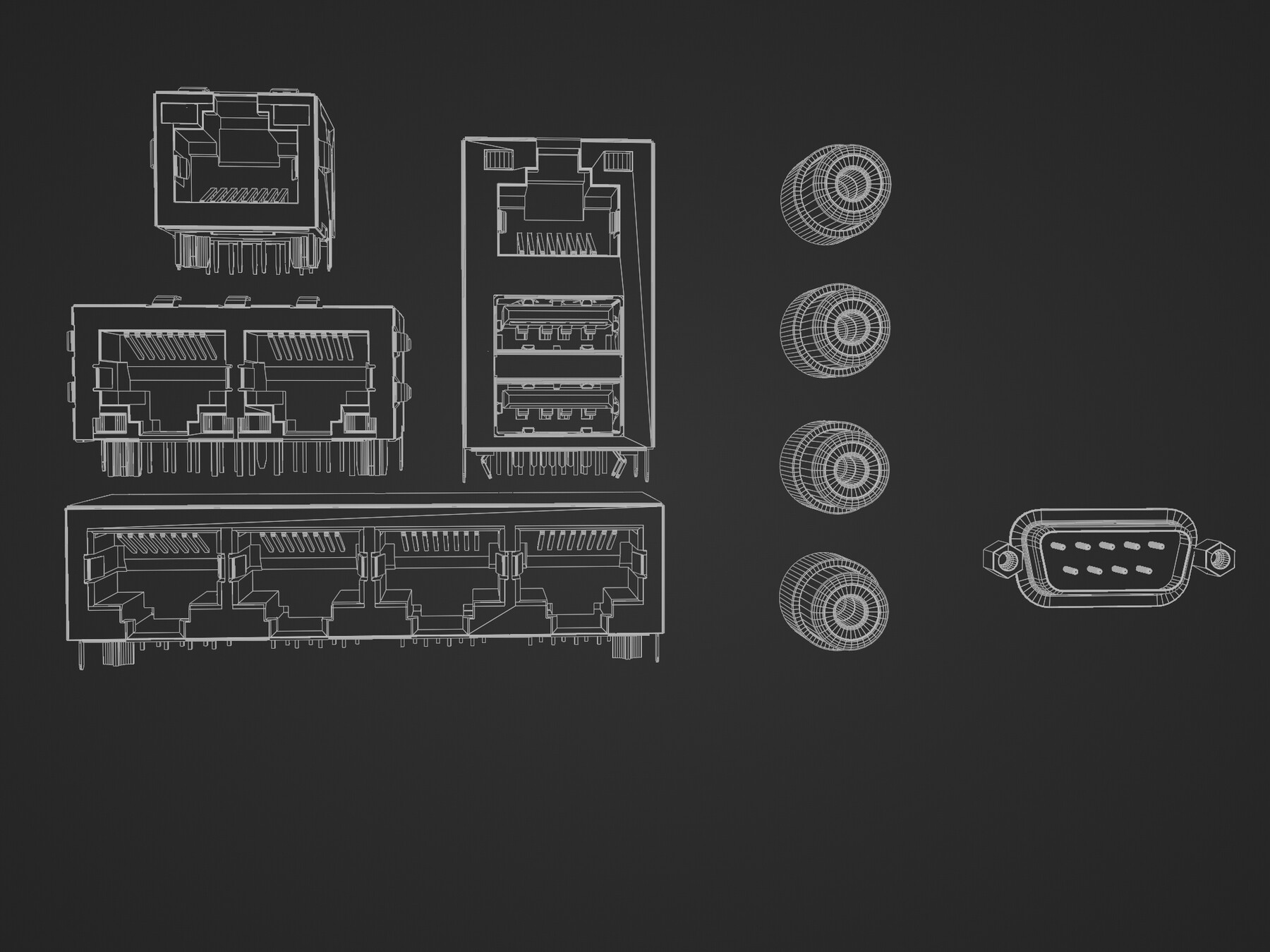 ArtStation - Ports for Electronics | Resources