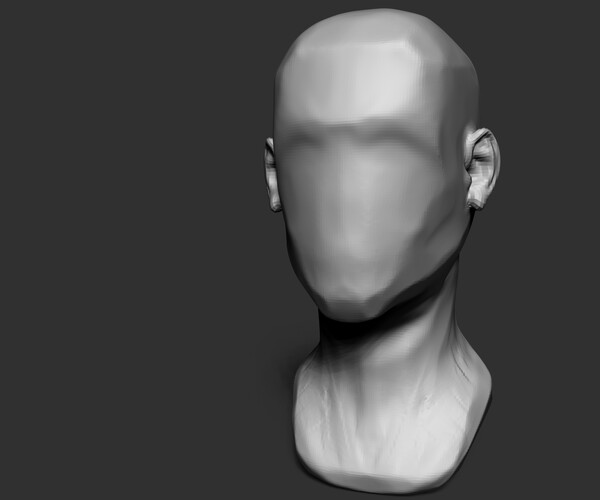 ArtStation - Free Head Base Mesh | Resources