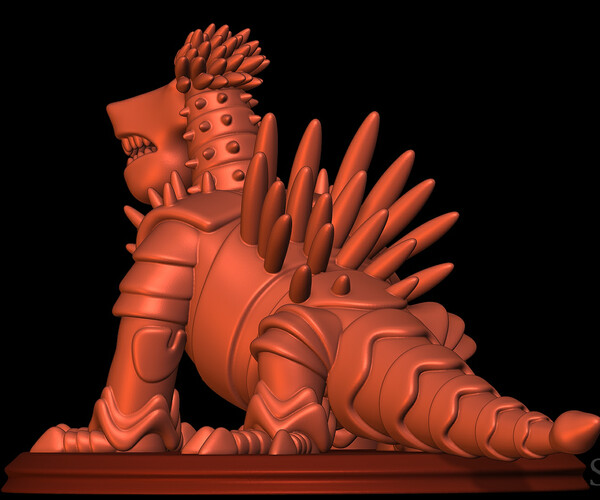 ArtStation - Nettlebrand - Dragon Rider 3D print model | Resources