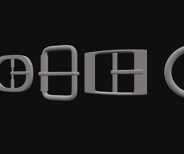 ArtStation - Pack of Buckles 2 / Zbrush IMM | Brushes