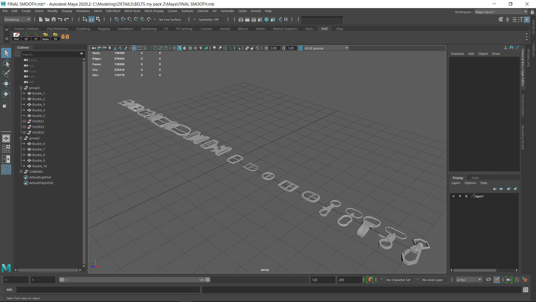 ArtStation - Pack of Buckles 2 / Zbrush IMM | Brushes