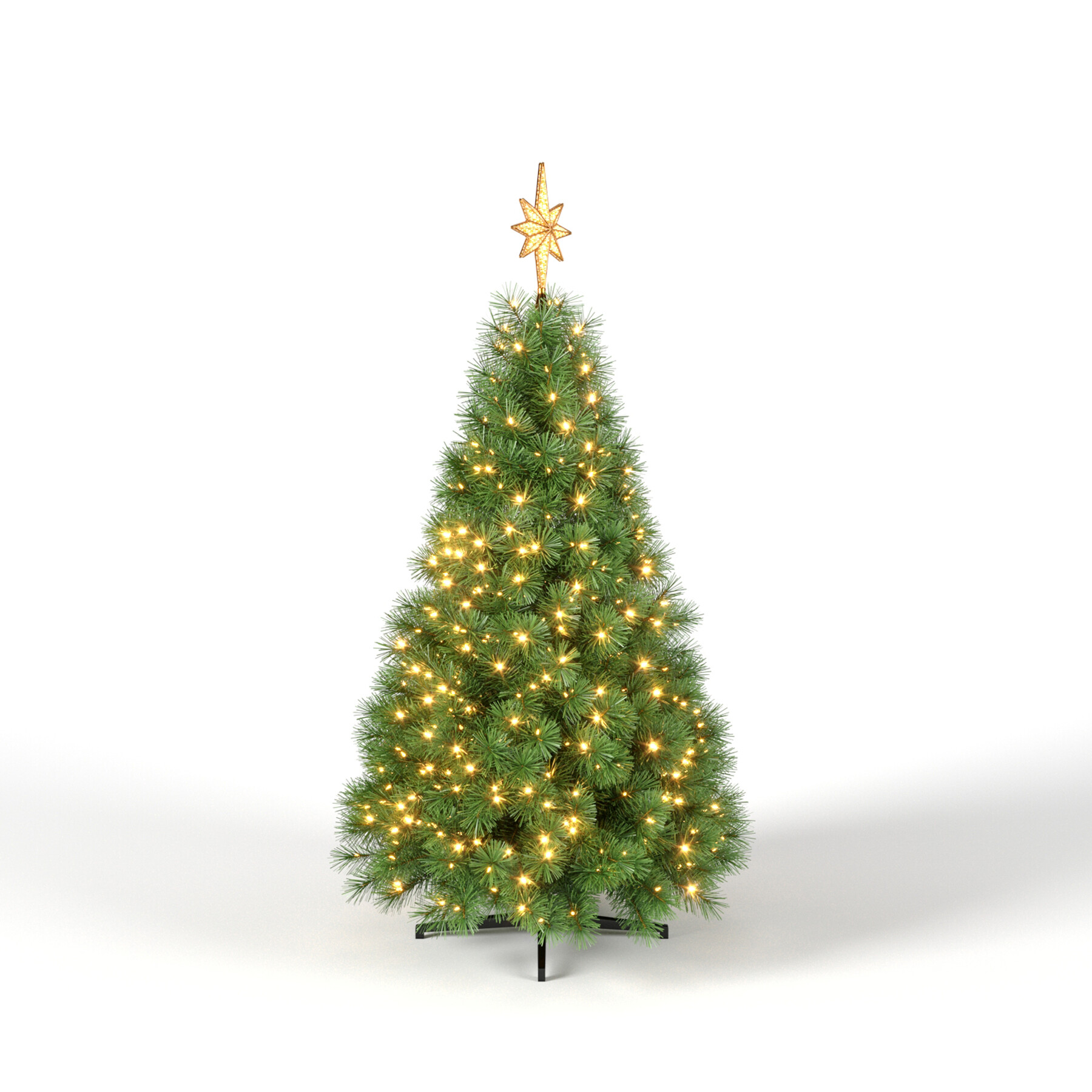 ArtStation - Tree-Christmas Tree with Animated Lights - Set 2 | Resources