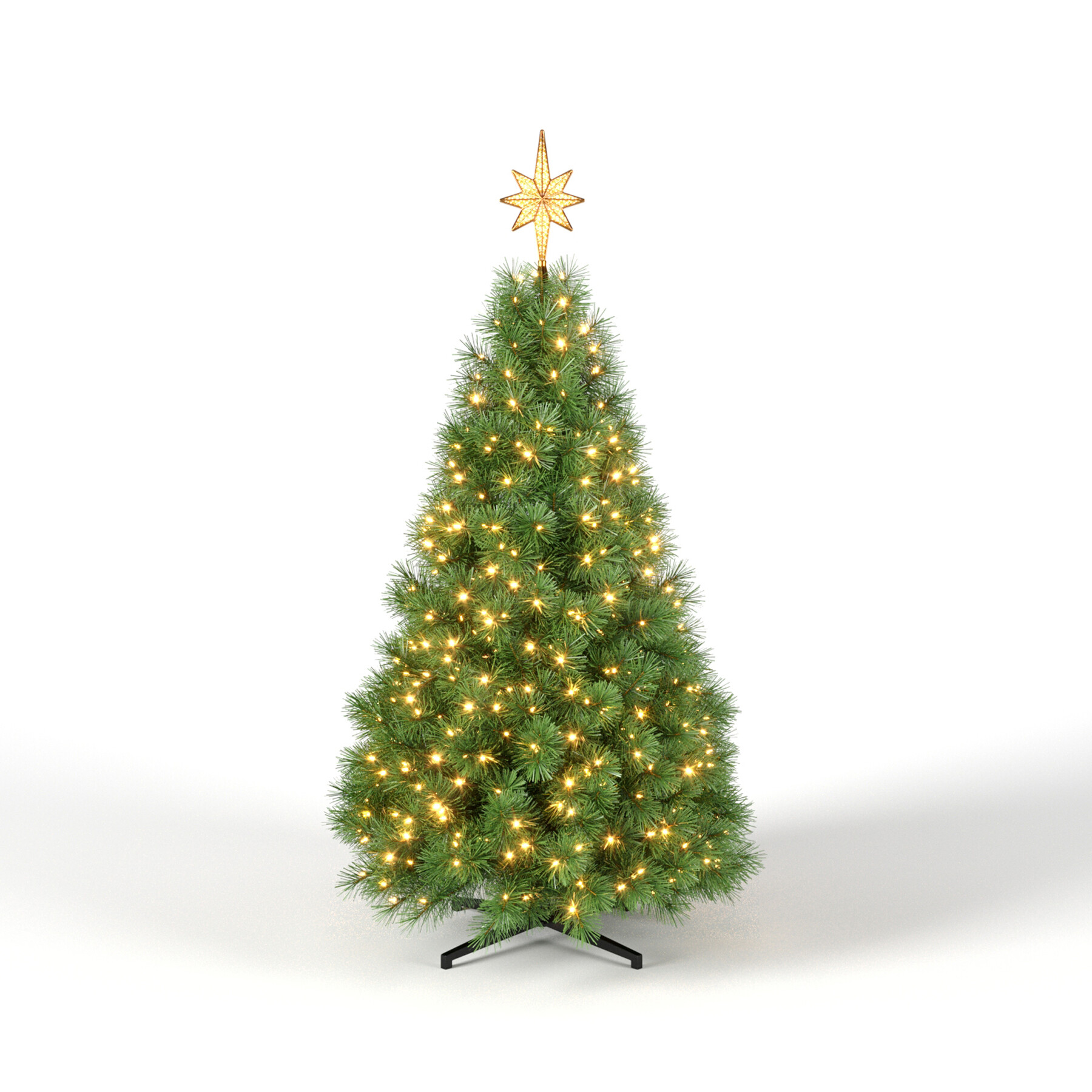 ArtStation - Tree-Christmas Tree with Animated Lights - Set 2 | Resources
