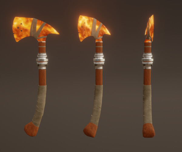 ArtStation - 8 elemental axes collection | Game Assets