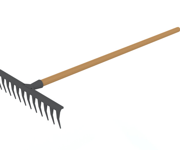 ArtStation - Low Poly Cartoon Rake | Game Assets