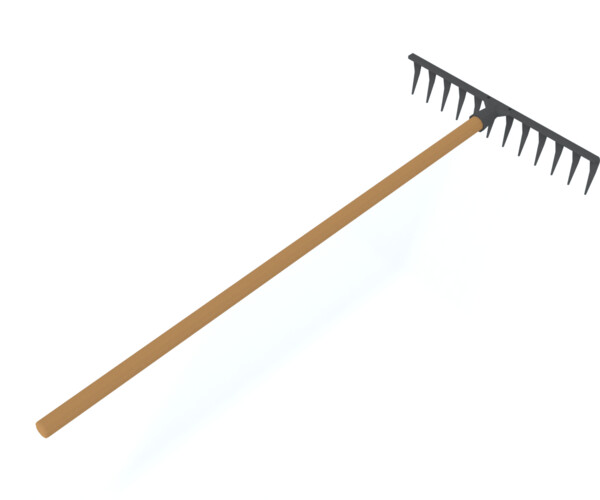 ArtStation - Low Poly Cartoon Rake | Game Assets