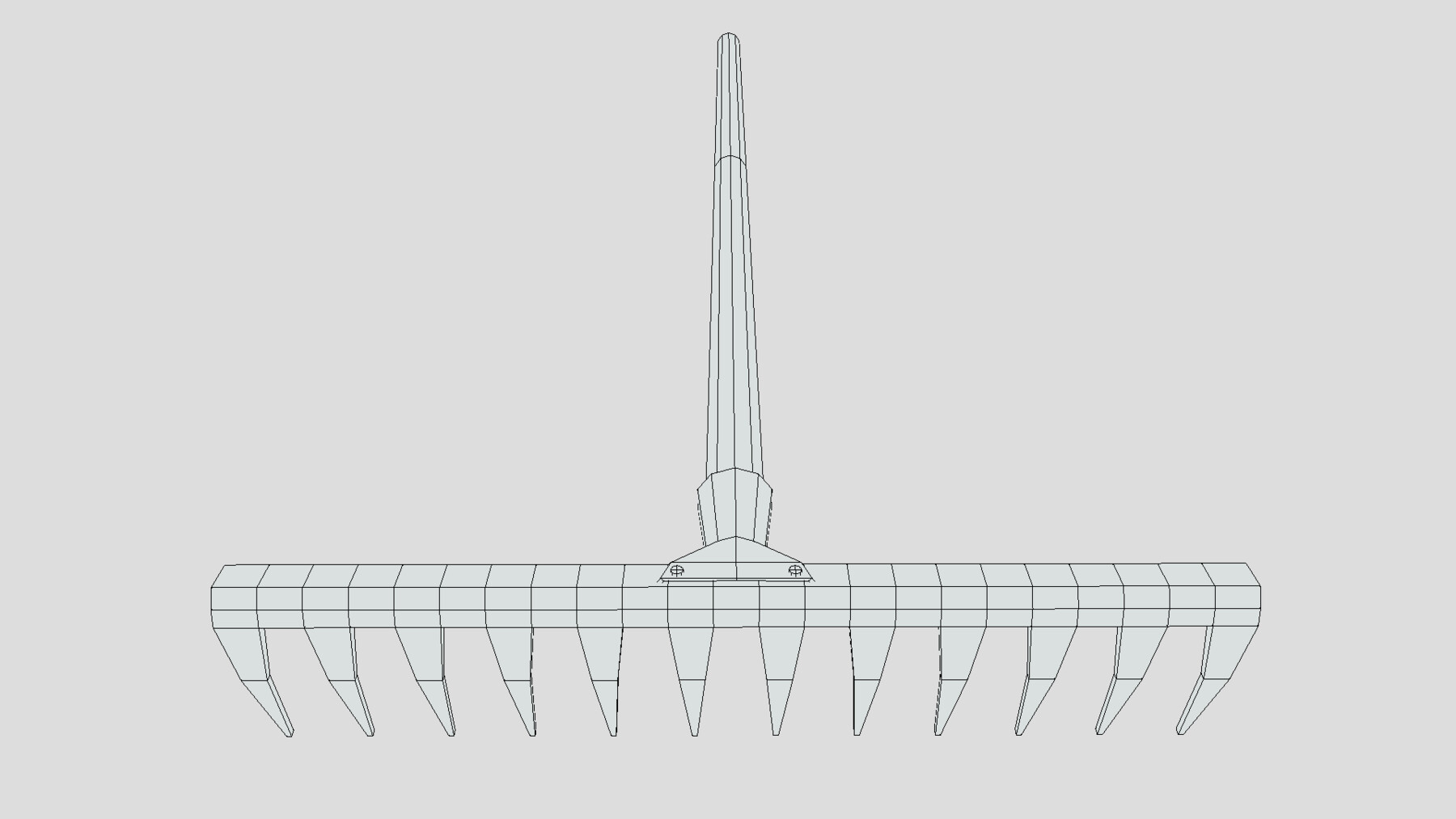 ArtStation - Low Poly Cartoon Rake | Game Assets