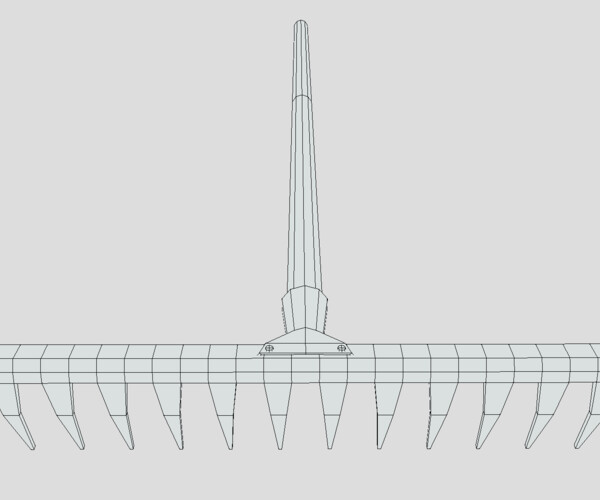 ArtStation - Low Poly Cartoon Rake | Game Assets