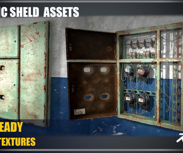 ArtStation - electrical shield assets | Game Assets