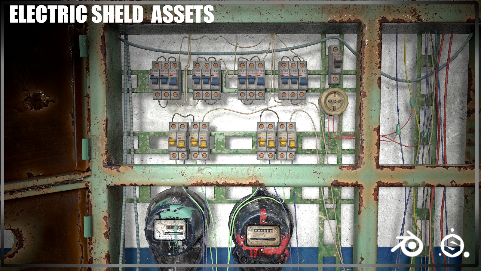 ArtStation - electrical shield assets | Game Assets