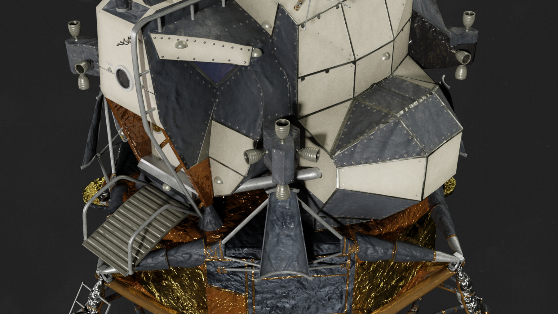 ArtStation - Apollo 11 Eagle | 3D Model | Low Poly | 4K Textures | PBR ...