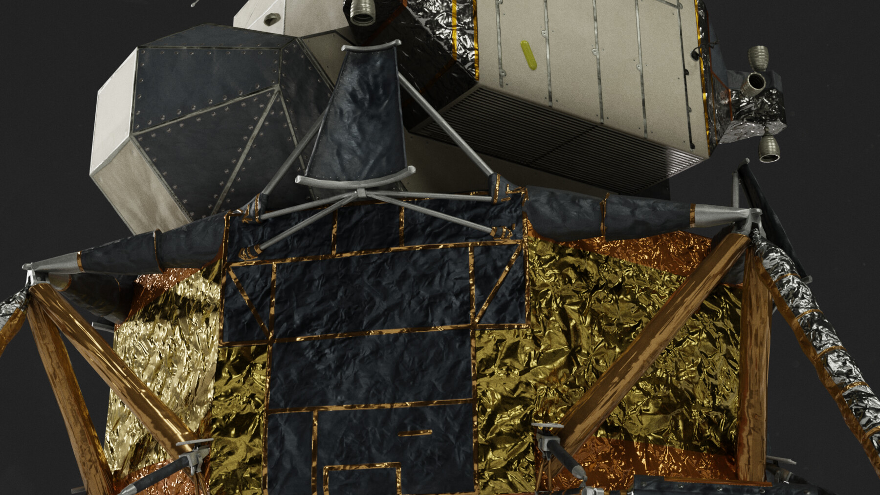 ArtStation - Apollo 11 Eagle | 3D Model | Low Poly | 4K Textures | PBR ...