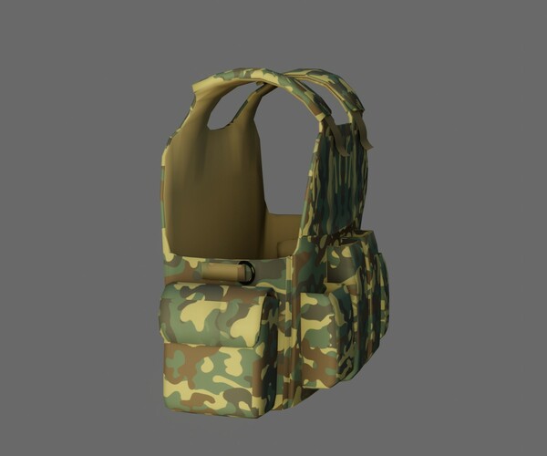 ArtStation - Bullet Proof Vest -Low Poly - Game Ready | Game Assets
