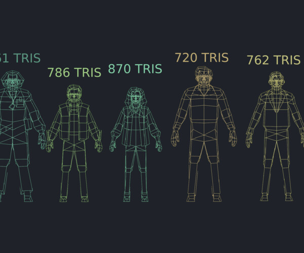 ArtStation - BTTF characters | Game Assets