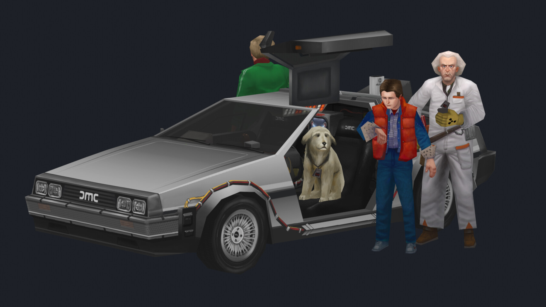 ArtStation - BTTF characters | Game Assets