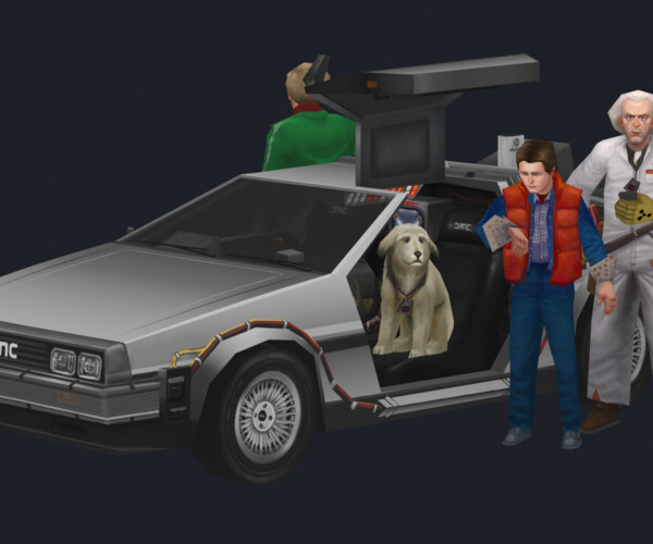 ArtStation - BTTF characters | Game Assets