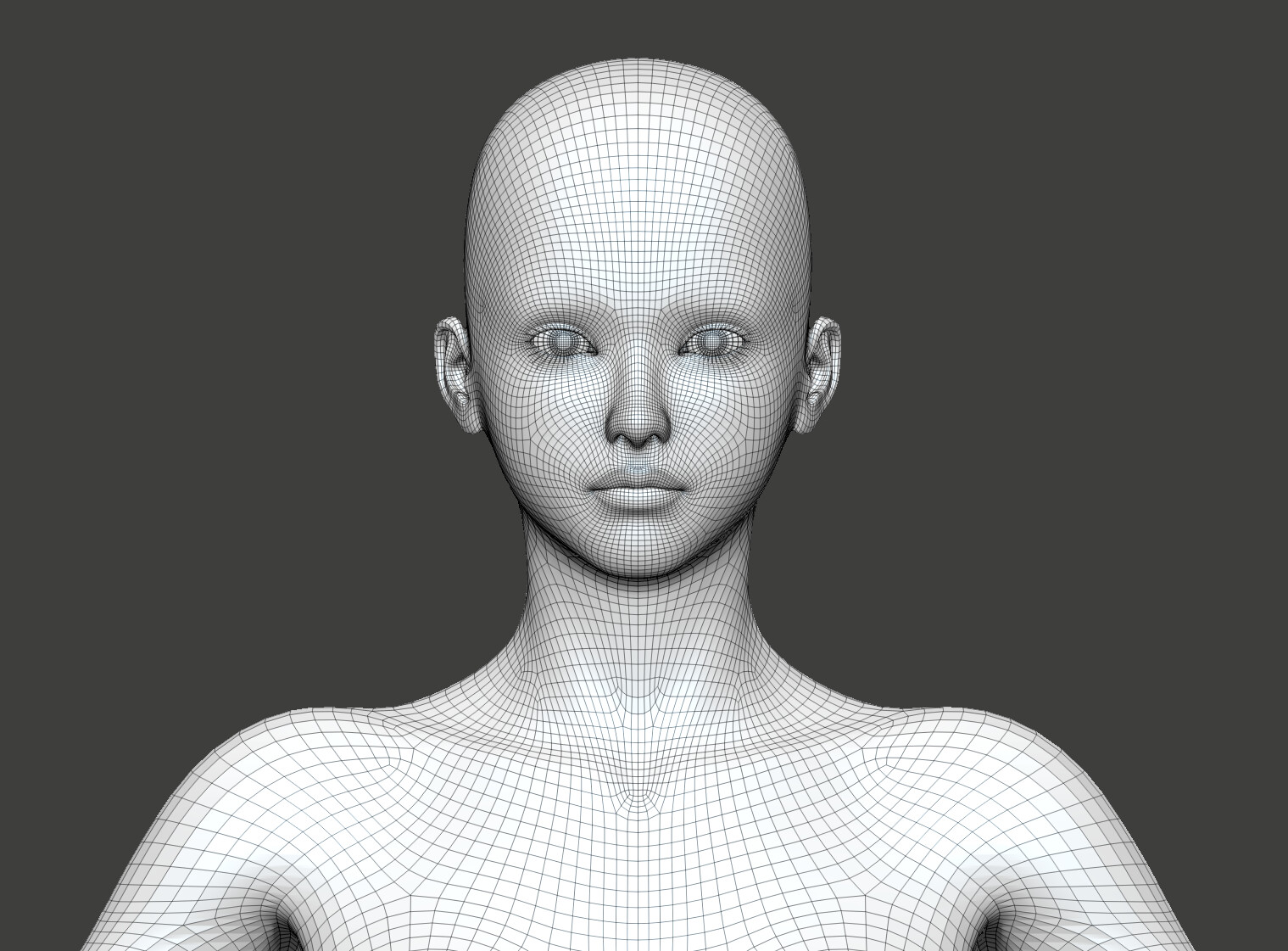 ArtStation - Female 02 Base Mesh | Resources