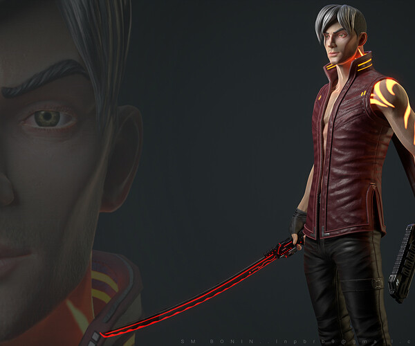 ArtStation - Z Blade . Game Stylize Character with weapons | Game Assets