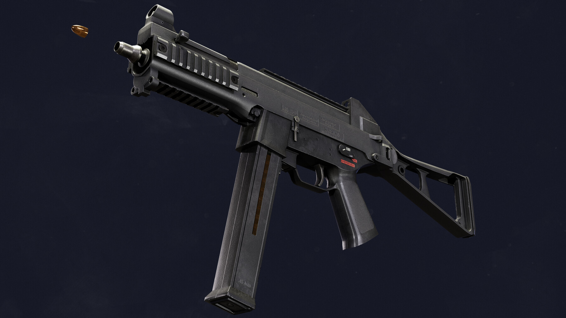 Chris Drelich - HK UMP 45 | 3D Model | Low Poly | 4K Textures | PBR