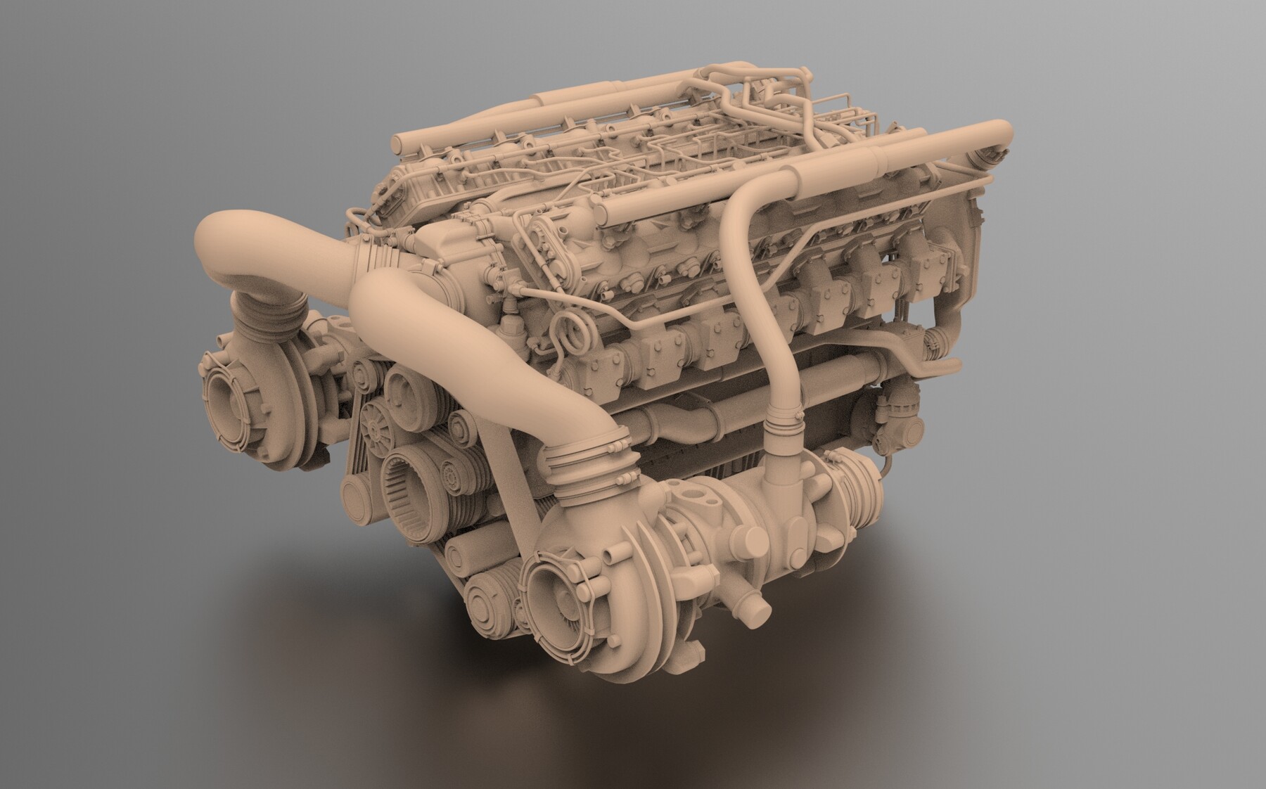 ArtStation - Titan diesel engine concept | Resources