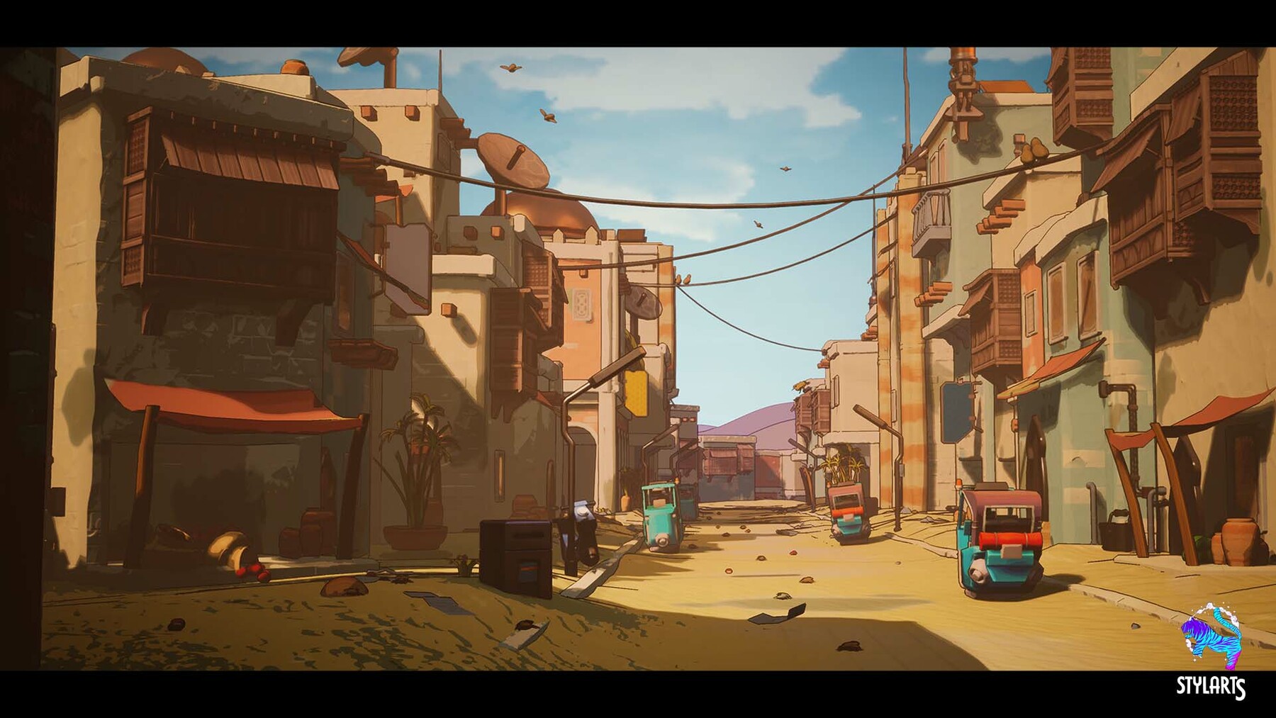 ArtStation - Stylized Indian City | Game Assets